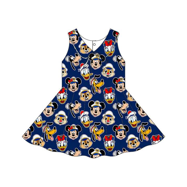 NAVY CRUISE / SAILOR DRESS – Bad Baby Bows